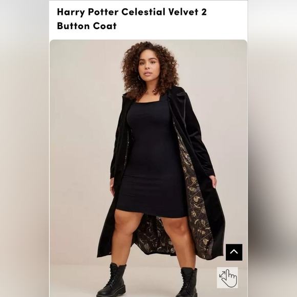 torrid | Jackets & Coats | Torrid Harry Potter Celestial Velvet Coat ...